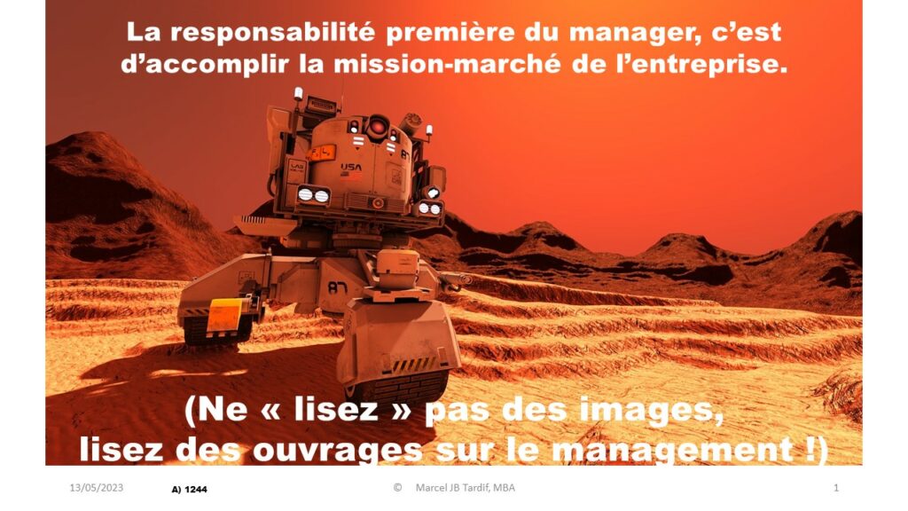 La mission du manager - Performinfo